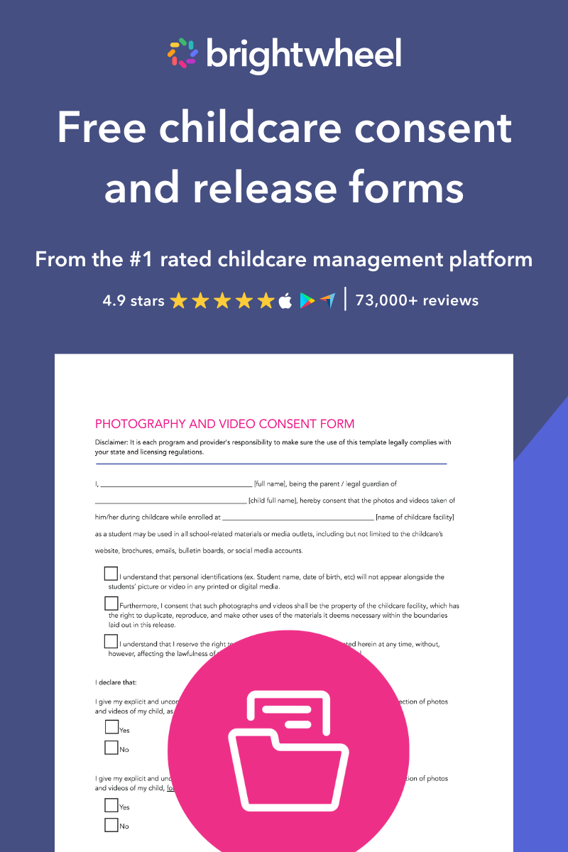 Sunscreen Permission Forms for Childcare Programs