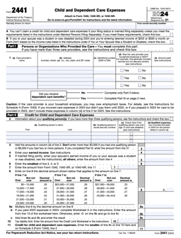 2024 Guide to Form 2441 and Childcare Tax Credits