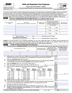 2025 Guide to Form 2441 and Childcare Tax Credits