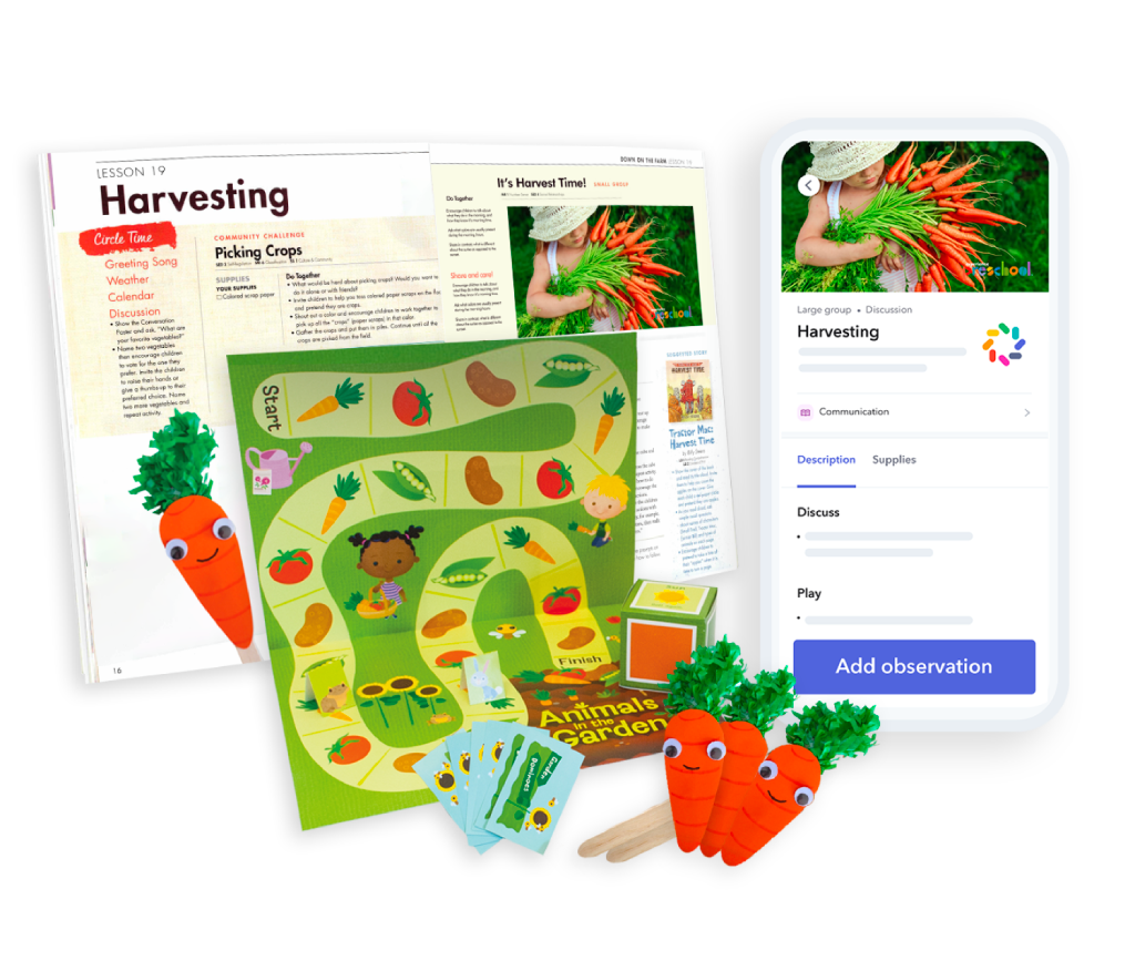Experience Curriculum in brightwheel